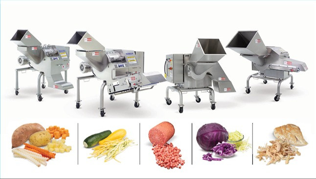 Industrial food slicers with high-capacity
