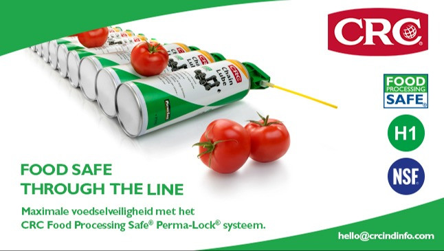 Maximum food safety with CRC Food Processing Safe®.
