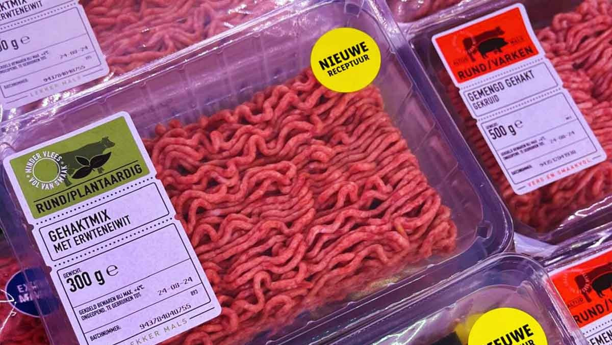 Lidl introduces new minced meat mix with pea protein