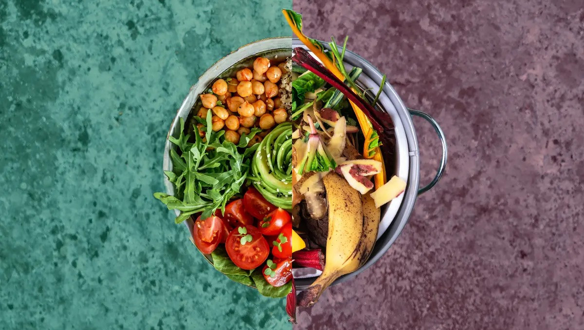 Small portions: Balance between food and packaging waste