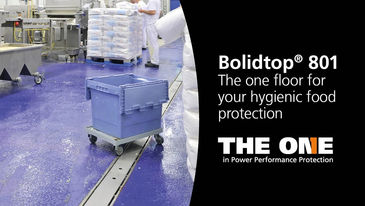 Bolidt: The standard in hygienic flooring for food