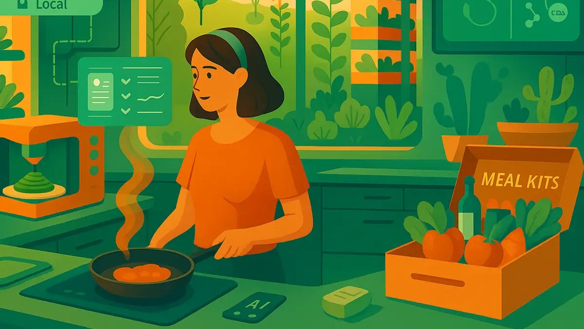 How we eat in 2050: high-tech, local and sustainable